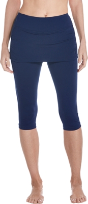 Coolibar Upf 50 Womens Skirted Swim Capris Ebay