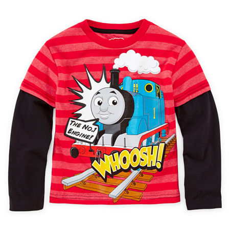 Thomas The Train Long-sleeve Graphic Knit Tee – Boys 2t-5t – Youspot