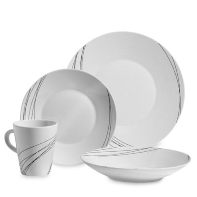 Mikasa® Gourmet Basics Unraveled 16-Piece Dinnerware Set - Bed Bath ...