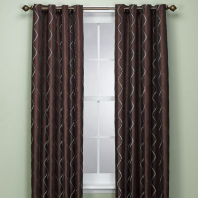Delano 72-Inch Window Panel in Chocolate - Bed Bath & Beyond
