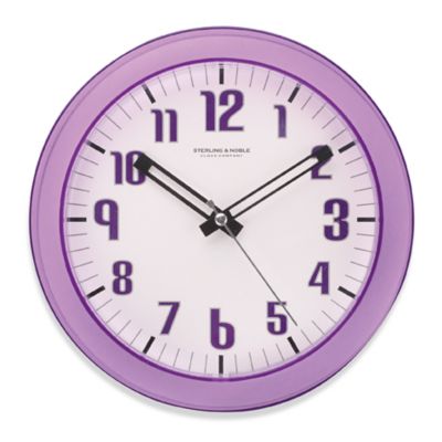 Translucent Purple 7" Wall Clock - Bed Bath & Beyond