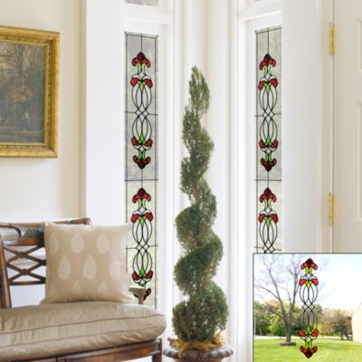 Stained Glass Window Cling Appliques - Hanover Rose - Bed Bath & Beyond