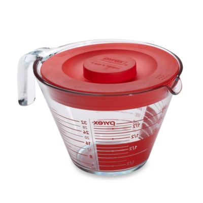 Pyrex® Grip-Rite® 4-Cup Measuring Cup With Lid - Bed Bath & Beyond