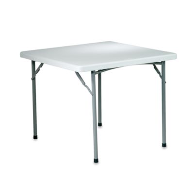 Resin Folding 36-Inch Square Table - Bed Bath & Beyond