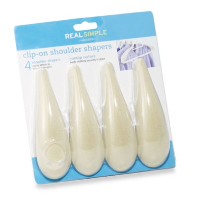 Real Simple® Clip-On Shoulder Shapers (Set of 4) - Bed Bath & Beyond