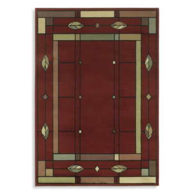 Shaw Timber Creek by Phillip Crowe Mission Leaf Rectangle Rugs in ...