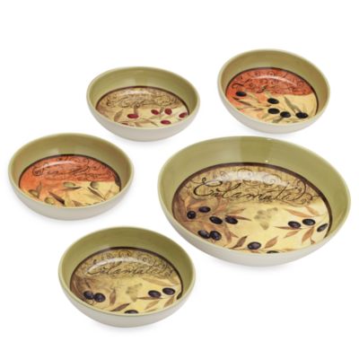 Olivia 5-Piece Pasta Set - Bed Bath & Beyond