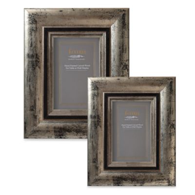 Eccolo™ Weathered 4-Inch x 6-Inch Photo Frame in Pewter - Bed Bath & Beyond