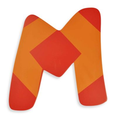 Bright-Colored Wooden Letter "M" - buybuy BABY