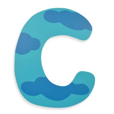 Bright-Colored Wooden Letter "C" - Bed Bath & Beyond