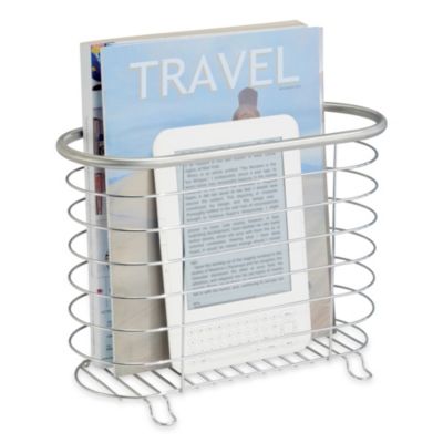 InterDesign® Forma Ultra Brushed Stainless Steel Magazine Rack - Bed ...