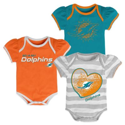 NFL 3-Piece Miami Dolphins Bodysuit Set - buybuy BABY
