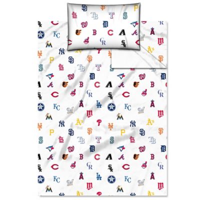 MLB Twin Sheet Set - Bed Bath & Beyond
