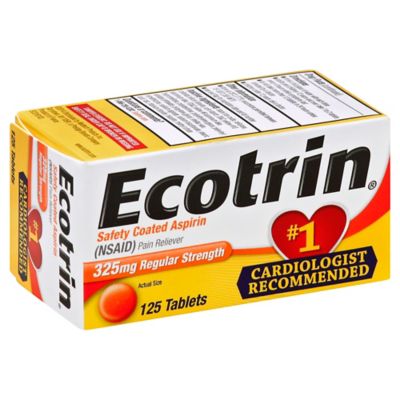 Ecotrin 125-Count Regular Strength Tablets - www.BedBathandBeyond.com