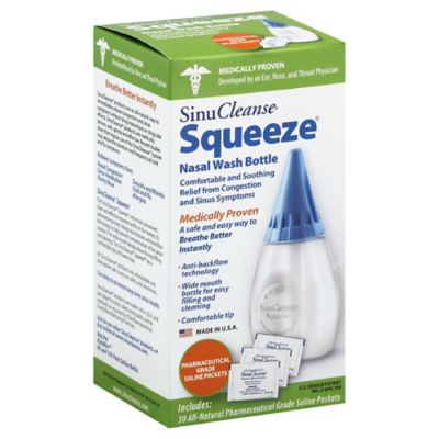 Buy SinuCleanse Squeeze Bottle Nasal Wash Kit from Bed Bath & Beyond