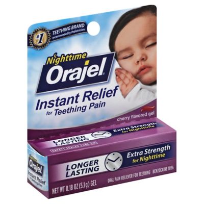 Baby Orajel .18 oz. Nite Time Teething Gel In Cherry - Bed Bath & Beyond
