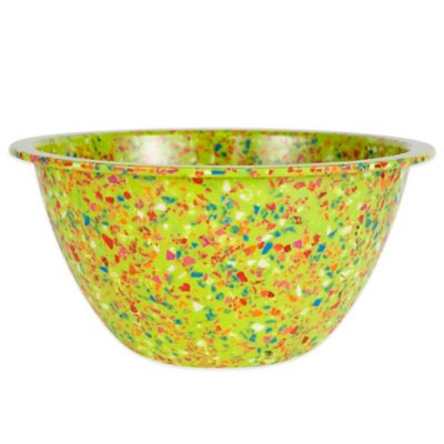 Buy Zak! Designs® 7.5 qt. Confetti Mixing Bowl in Kiwi from Bed Bath ...
