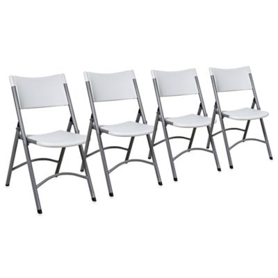 Resin Folding Chairs (Set of 4) - Bed Bath & Beyond