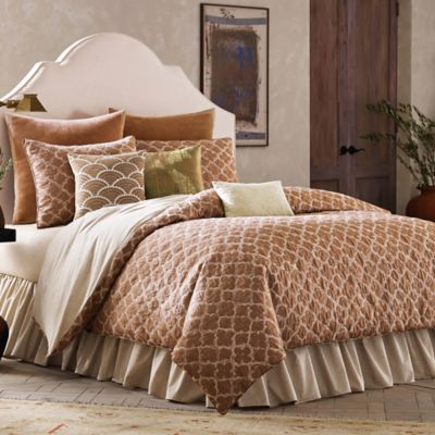 BiniChic Terracotta Reversible Comforter Set in Terracotta - Bed Bath ...