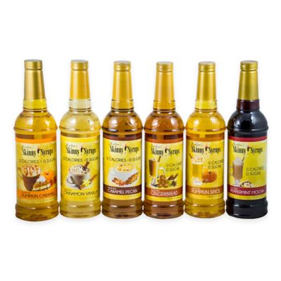 Jordan's Skinny Syrups™ 6-Pack Gourmet Sugar-Free Syrup Sampler - Bed ...
