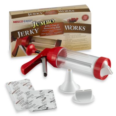 Jumbo Jerky Works Jerky Gun and Seasoning Kit - BedBathandBeyond.com
