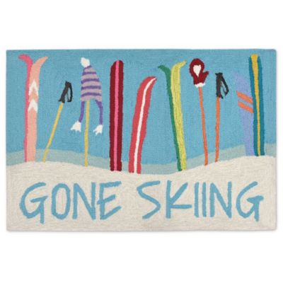 Trans-Ocean Front Porch Gone Skiing 1-Foot 8-Inch x 2-Foot 6-Inch ...