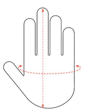 Isolierte Touchscreen-Strickhandschuhe aus Duck-Material mit Bündchen ...