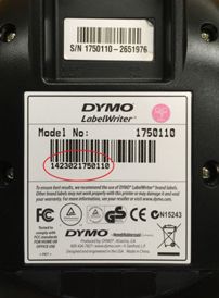 Dymo Serial Number - lasopadd