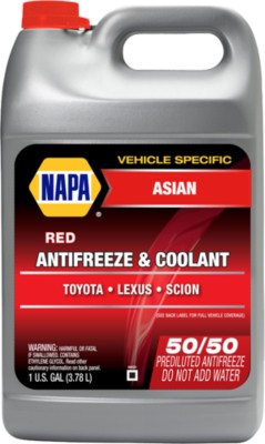 NAPA OE Asian Red Antifreeze + Coolant Ready To Use 1 gal (US ...