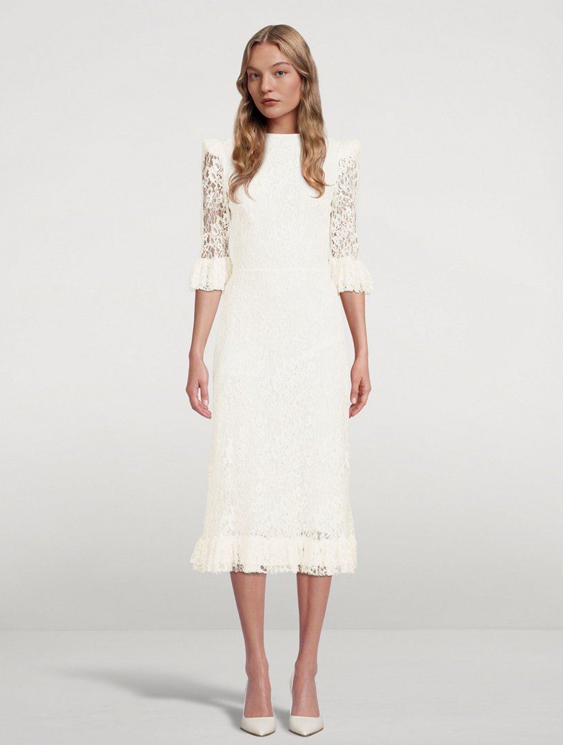 THE VAMPIRE'S WIFE Falconetti Lace Midi Dress | Holt Renfrew Canada