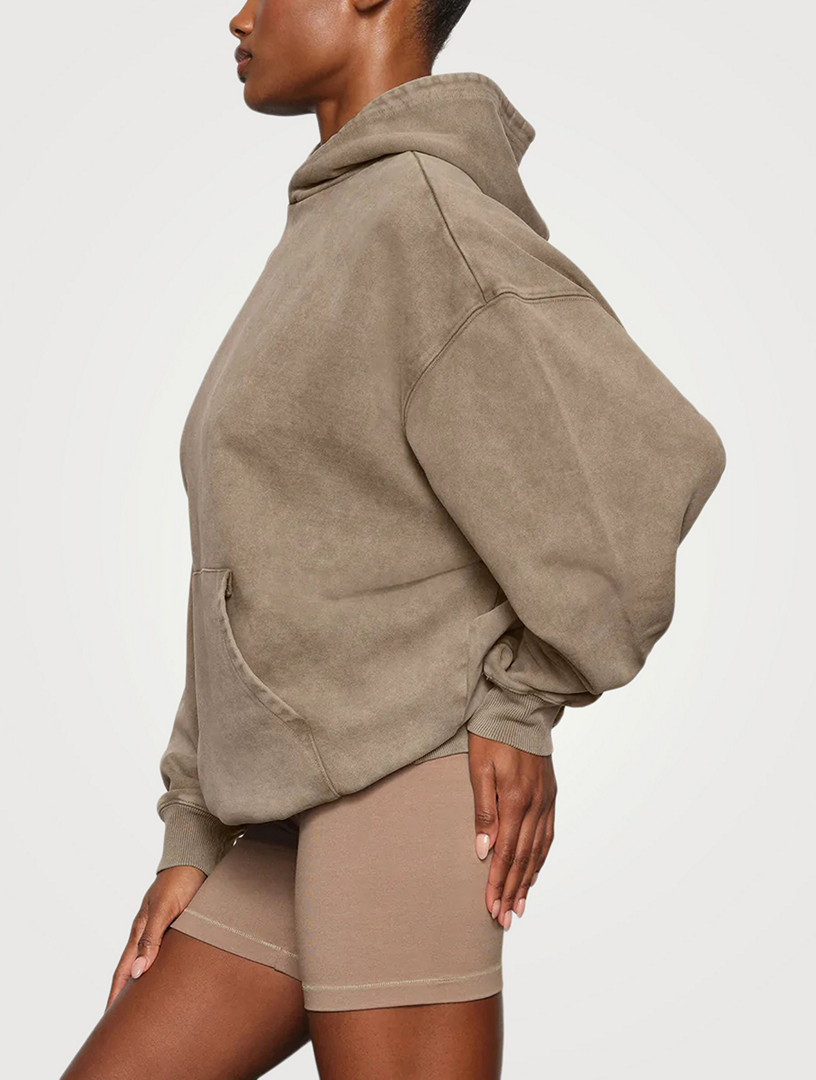 SKIMS Boyfriend Fleece Hoodie | Holt Renfrew Canada