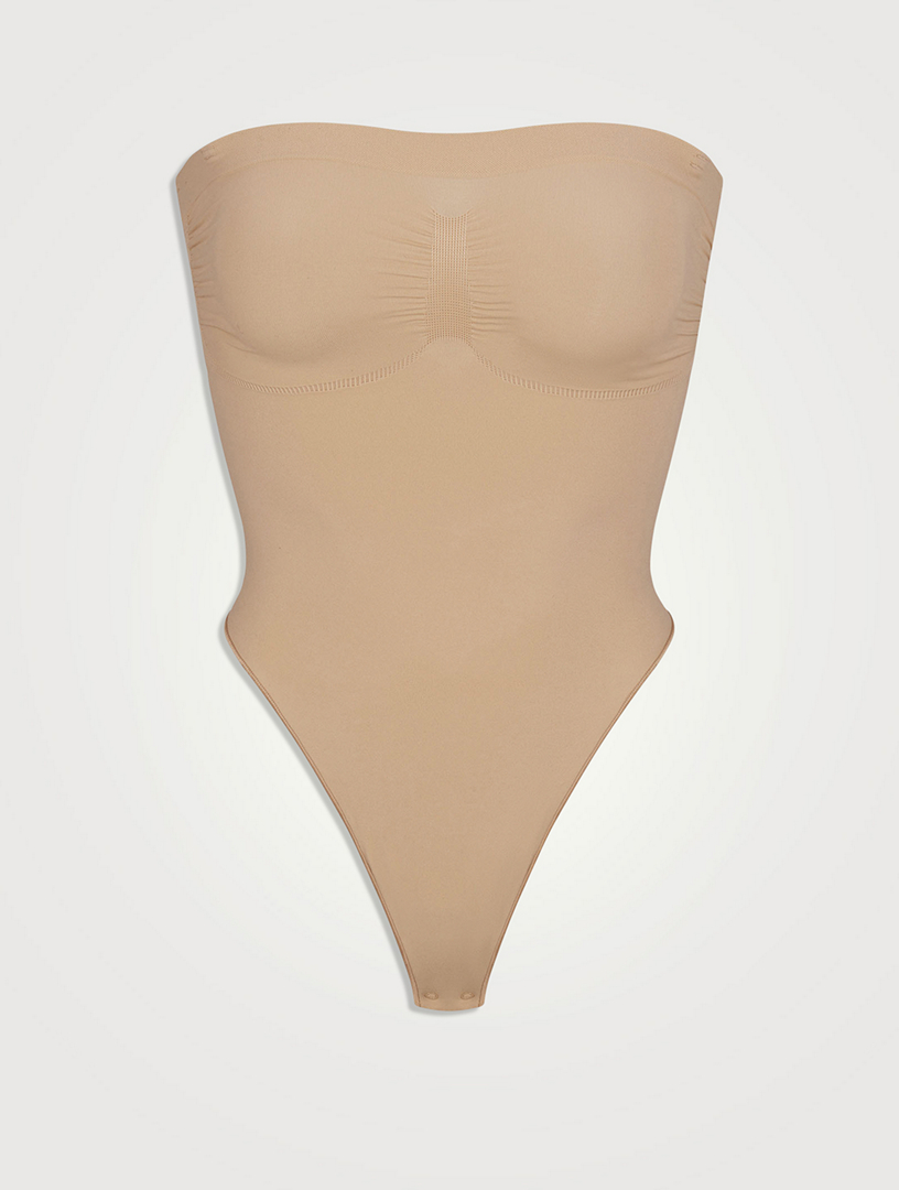 SKIMS Seamless Sculpt Strapless Thong Bodysuit | Holt Renfrew Canada