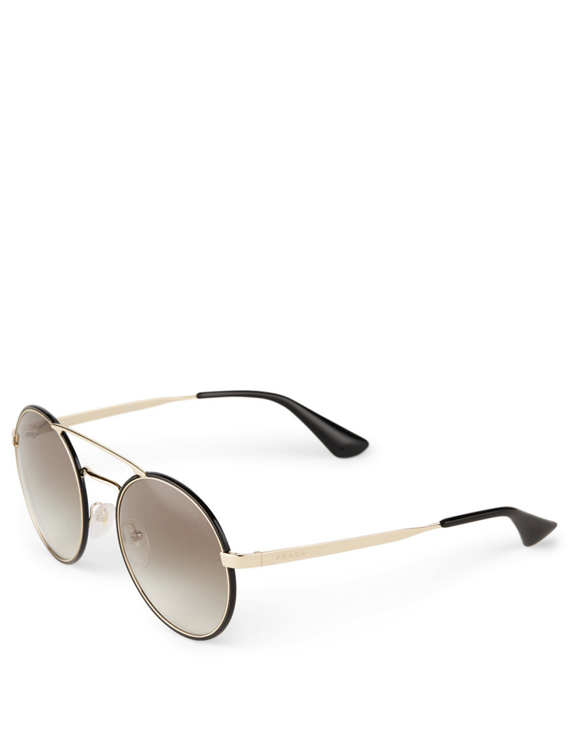 Prada Round Aviator Sunglasses Holt Renfrew Canada