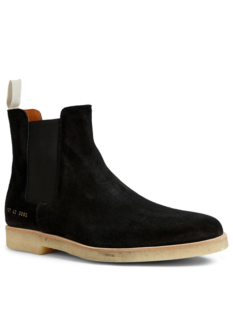 COMMON PROJECTS Suede Chelsea Boots | Holt Renfrew Canada