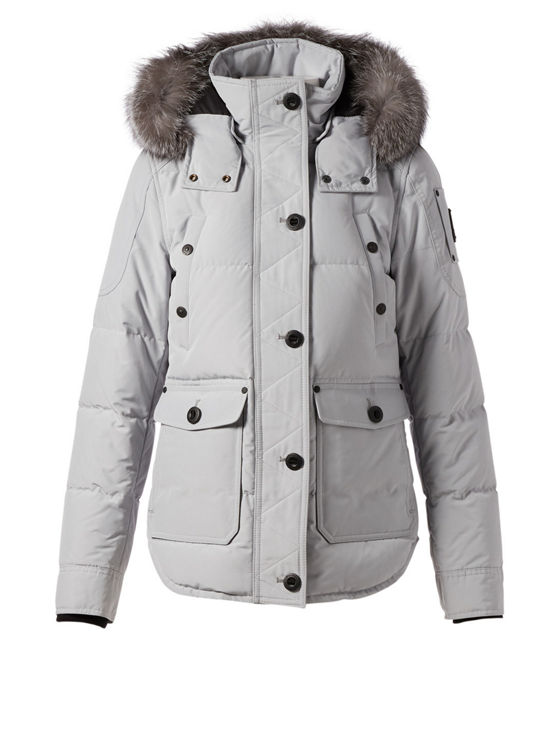 MOOSE KNUCKLES Debaies 3Q Down Coat With Fur Trim | Holt Renfrew Canada