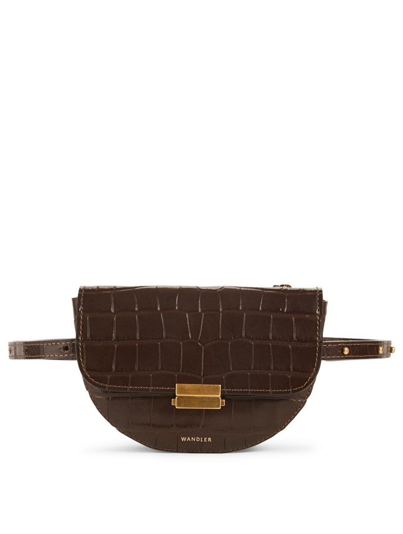 WANDLER Anna Buckle Big Leather Belt Bag | Holt Renfrew Canada