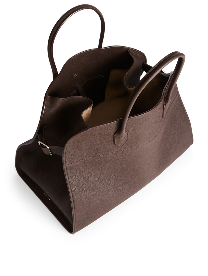 THE ROW Margaux 17 Leather Top Handle Bag | Holt Renfrew Canada