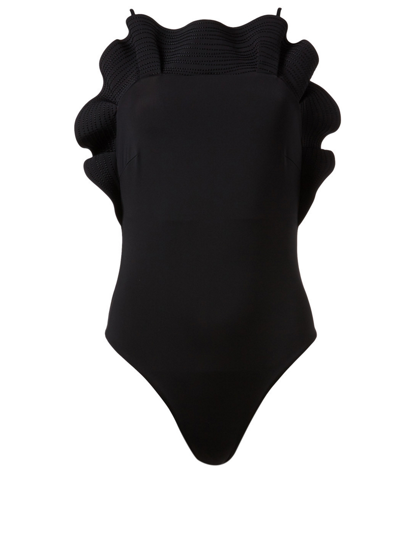 ANGELYS BALEK Ruffle One-Piece Swimsuit | Holt Renfrew Canada