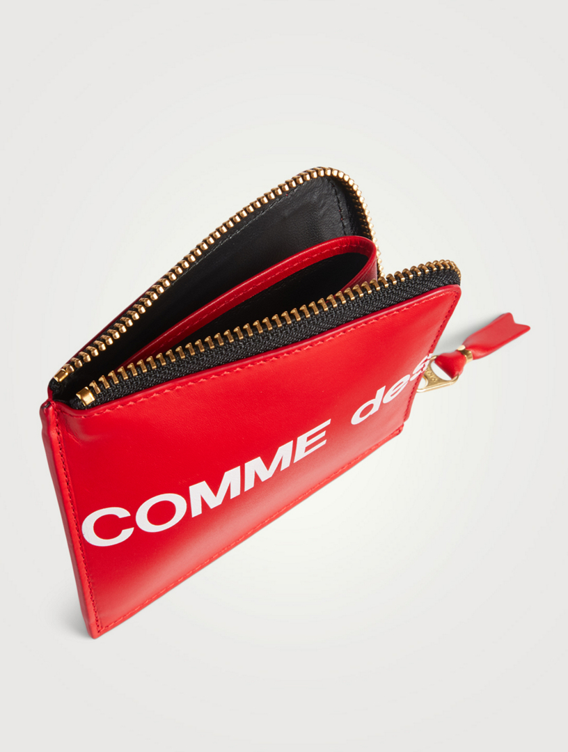 COMME DES GARÇONS WALLETS Huge Logo Leather Wallet | Holt Renfrew Canada