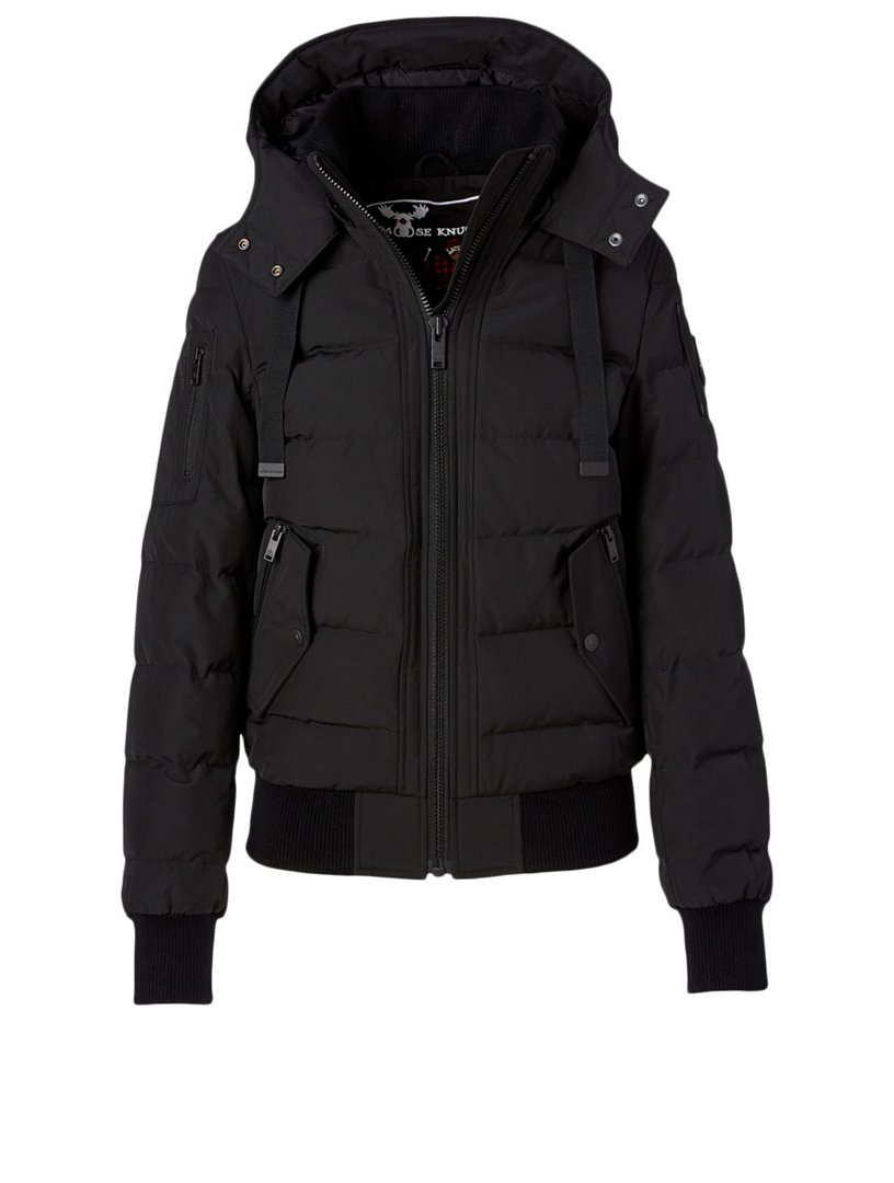 MOOSE KNUCKLES Rocher Bomber Jacket | Holt Renfrew Canada