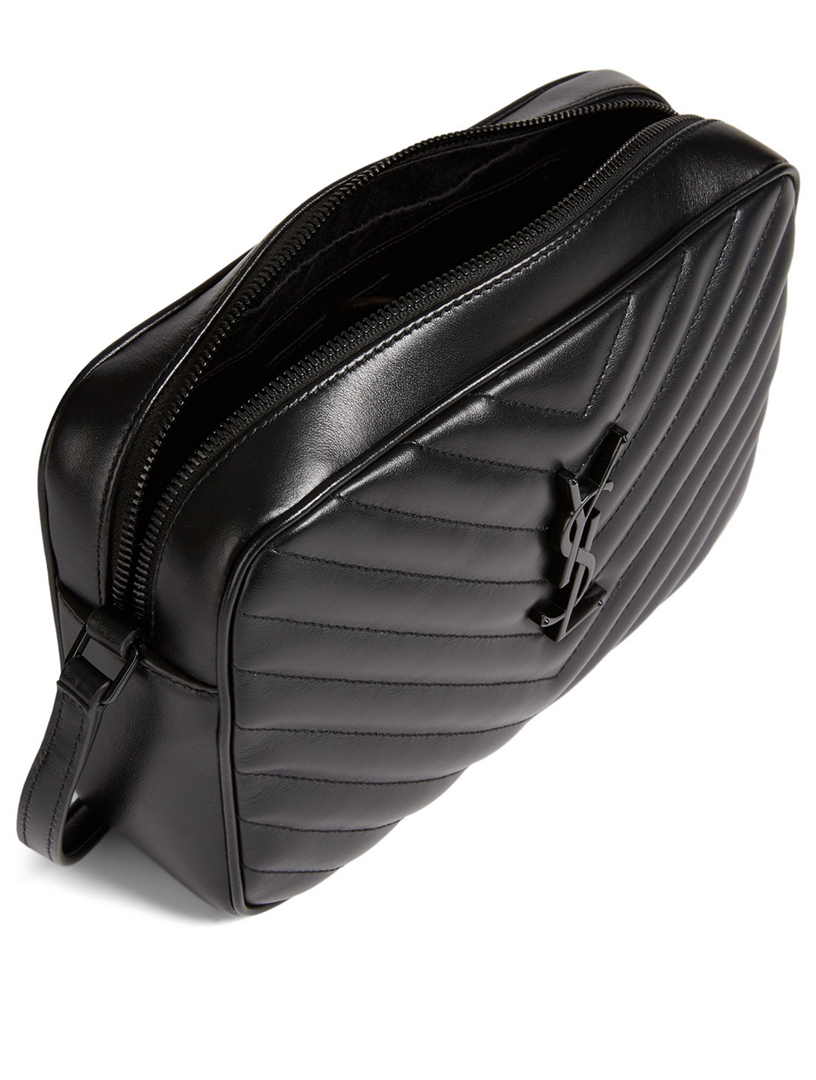 SAINT LAURENT Lou YSL Monogram Leather Crossbody Camera Bag Holt