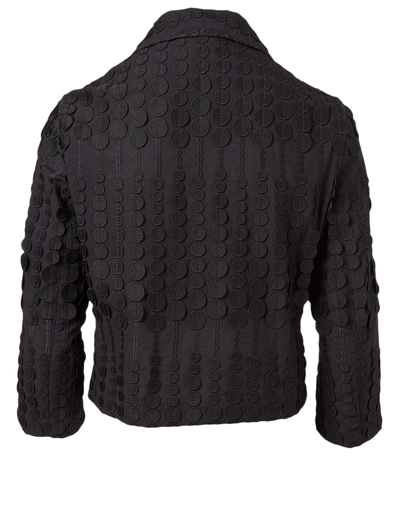AKRIS PUNTO Jacket With Dot Embroidery | Holt Renfrew Canada