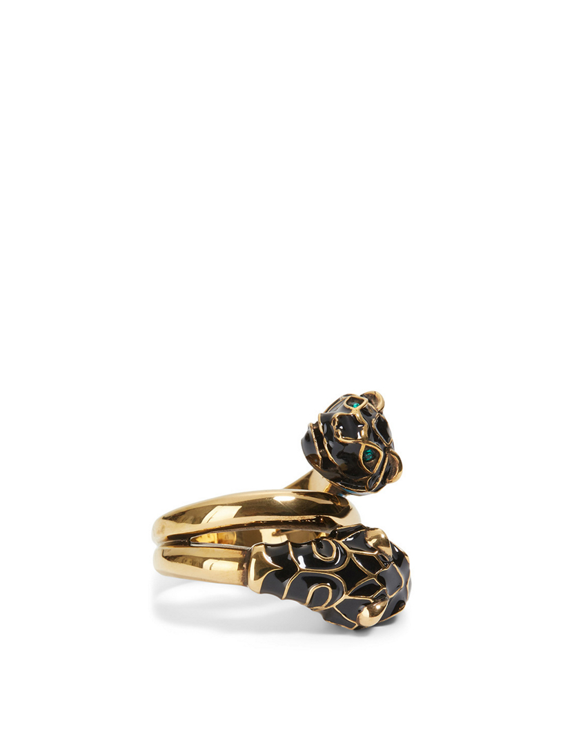 GUCCI Tiger Head Ring With Crystals | Holt Renfrew Canada