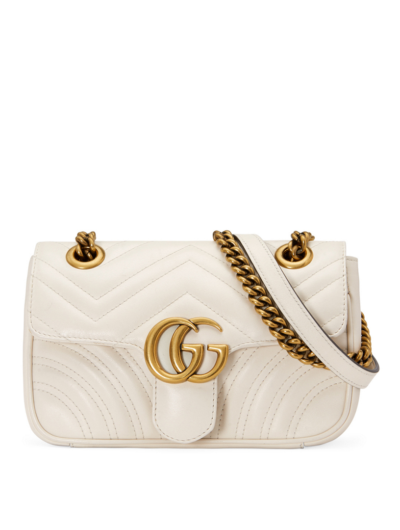 Ladies Gg Marmont Mini Chain Bag In Black | semashow.com