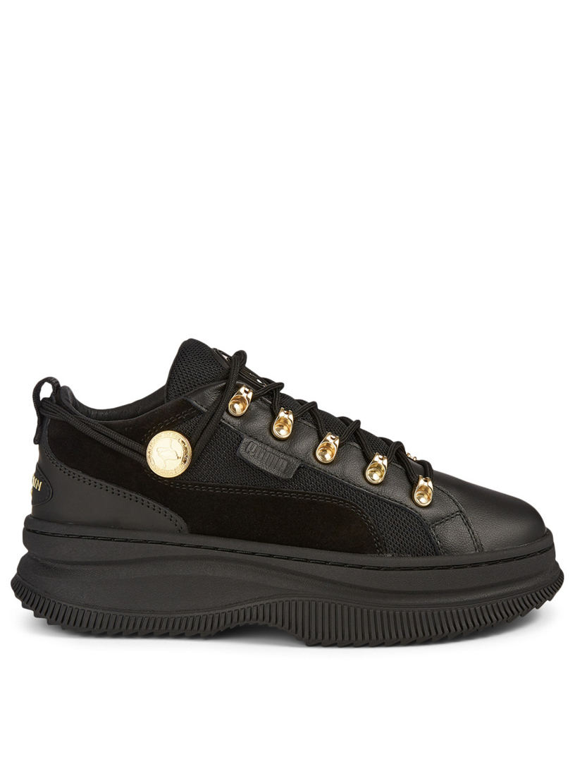 PUMA X BALMAIN DEVA X BALMAIN Leather Sneakers | Holt Renfrew Canada