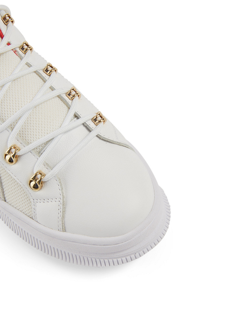 PUMA X BALMAIN DEVA X BALMAIN Leather Sneakers | Holt Renfrew Canada