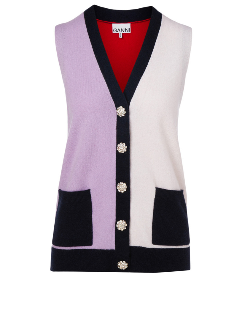 GANNI Cashmere Knit Vest | Holt Renfrew Canada