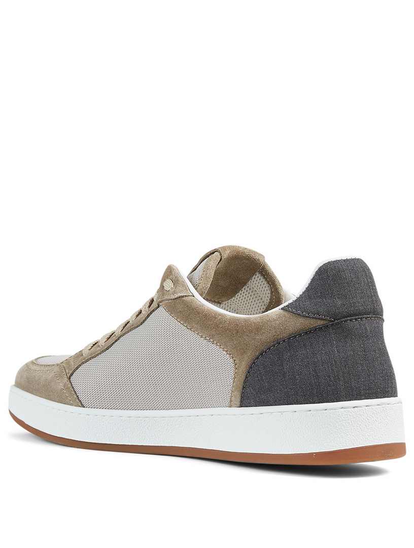 ELEVENTY Mesh And Suede Sneakers | Holt Renfrew Canada