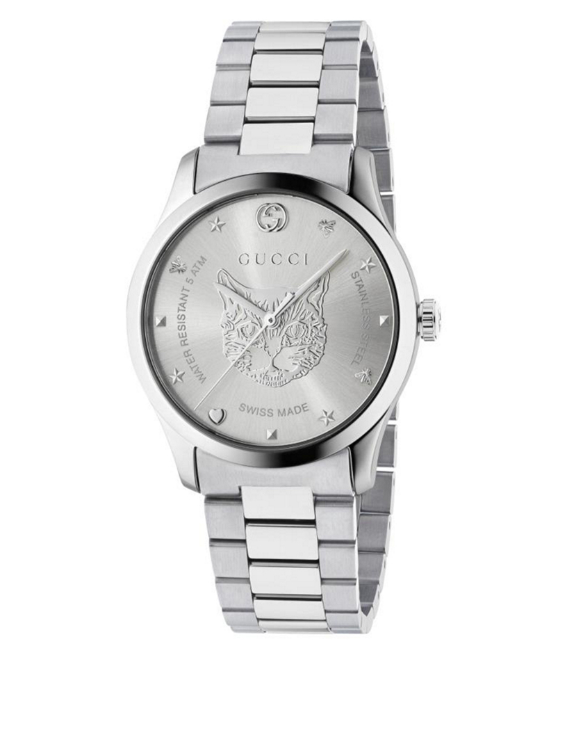 GUCCI G-Timeless Stainless Steel Bracelet Watch | Holt Renfrew Canada