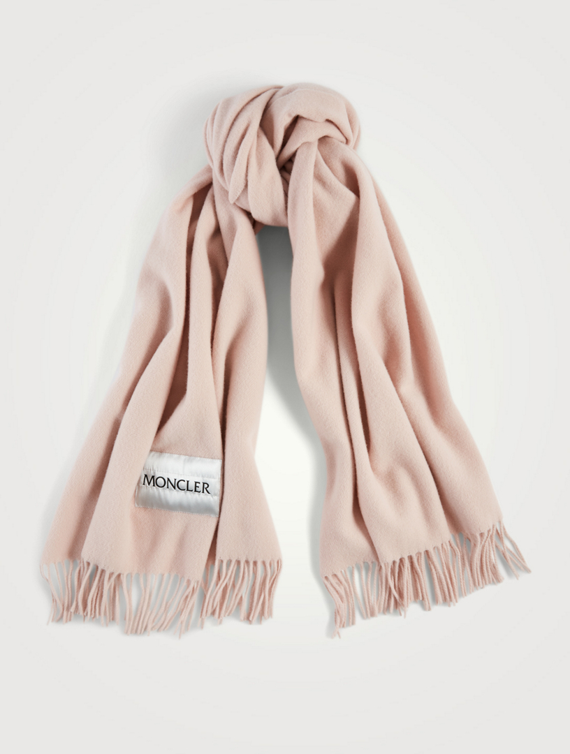 MONCLER Wool Scarf With Logo | Holt Renfrew Canada